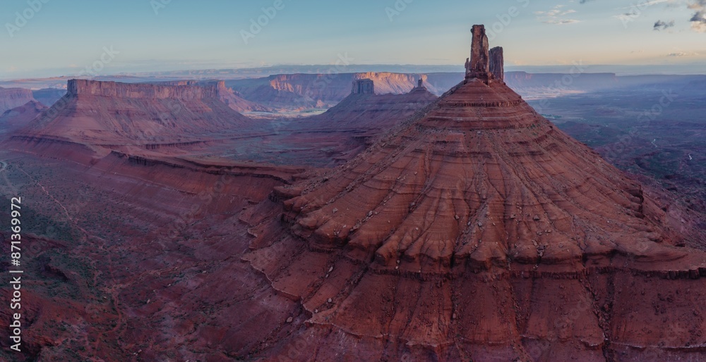 Castleton Tower, Castle Valley, buttes and mesa in Moab, Utah, United ...