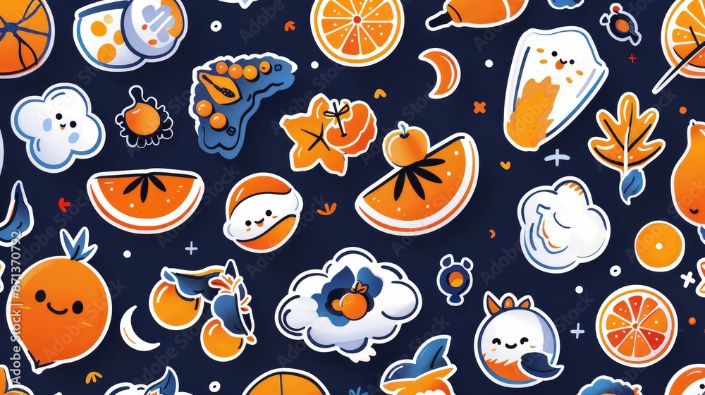 The sticker designs for Gen Z often feature clear and bold lines, with ...