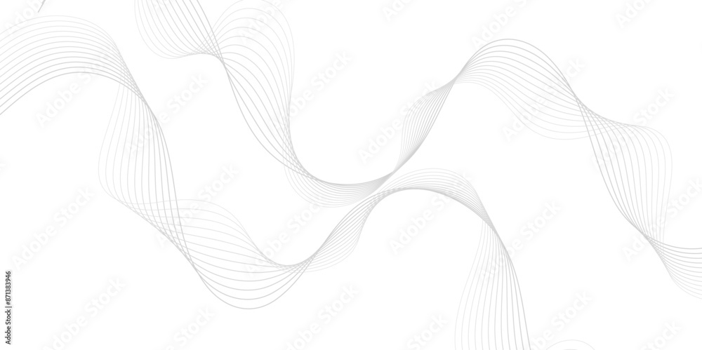 Abstract wave blend lines on transparent background. Design for banner ...