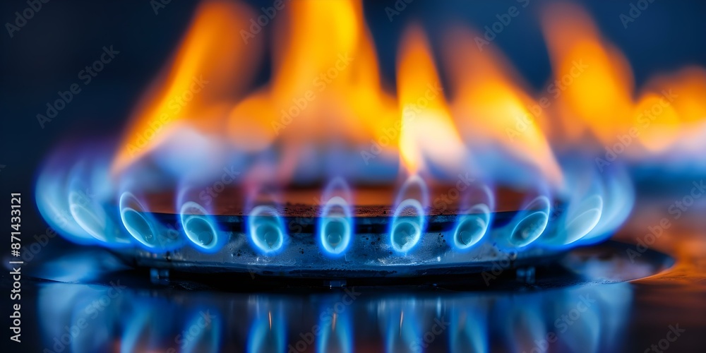 Gas power plants generate electricity by burning natural gas in ...