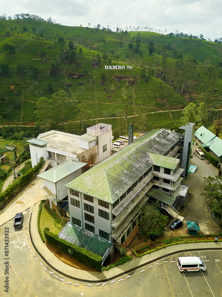 Damro Tea Factory, Sri Lanka - 05.01.2023. A Tea Factory building and ...
