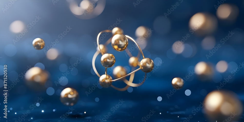 Electron Orbitals Demonstrating Quantum Mechanics Principles. Concept ...