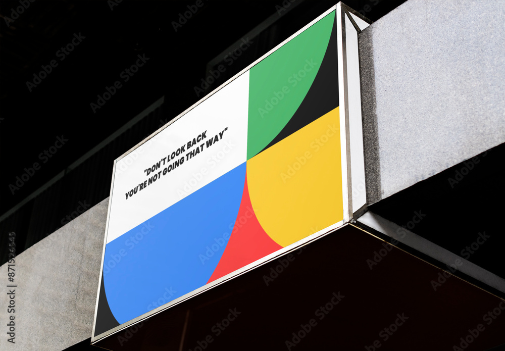 Sign Ad Mockup Stock Template | Adobe Stock