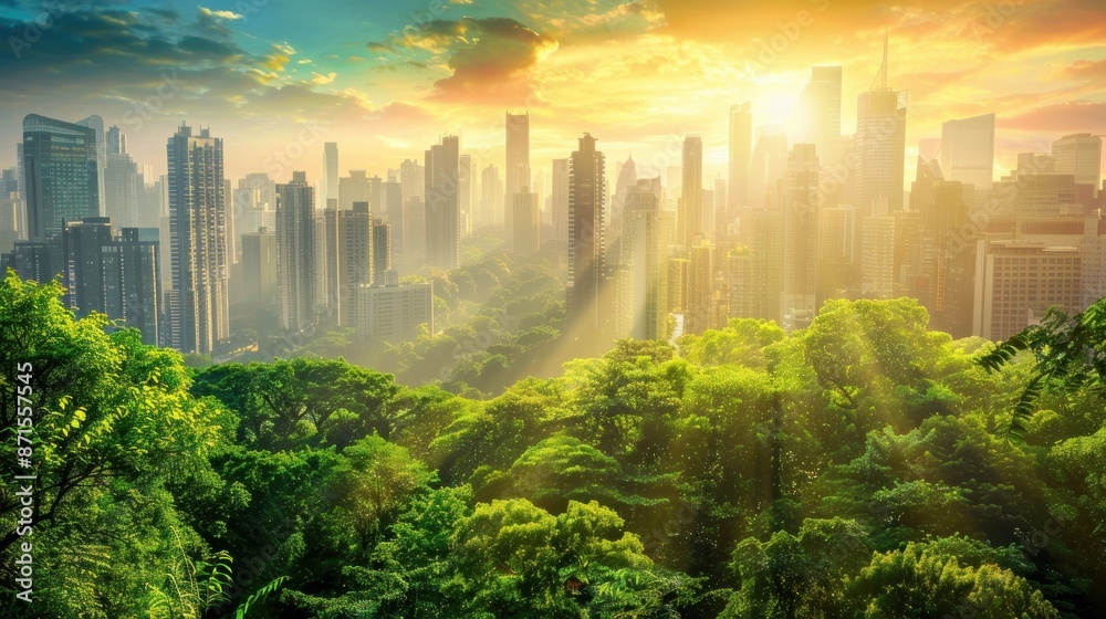 net zero Carbon neutral concepts for net zero emissions, environmental ...