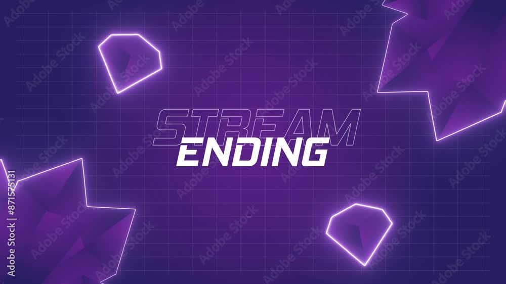 Video „stream is ending screen, twitch overlay, twitch streaming ...