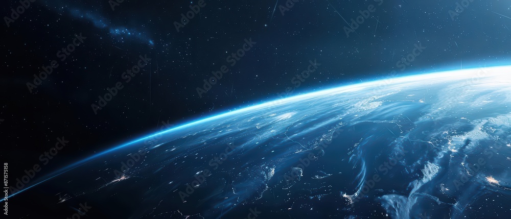 An advanced hospital orbiting a distant planet where doctors harness ...