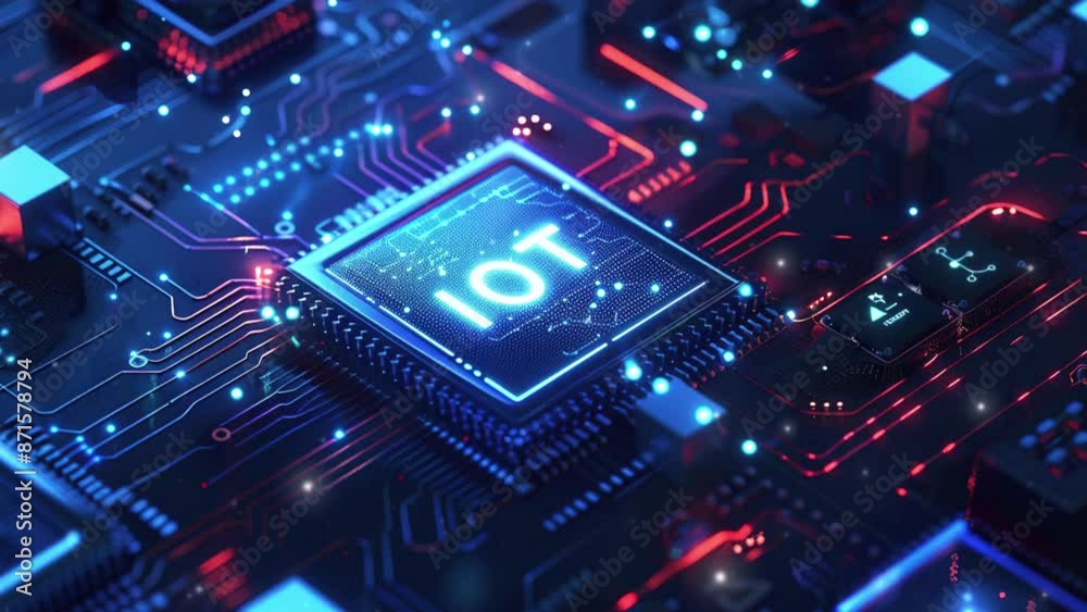 Internet of things (IOT) concept. IOT Internet of things Digital ...