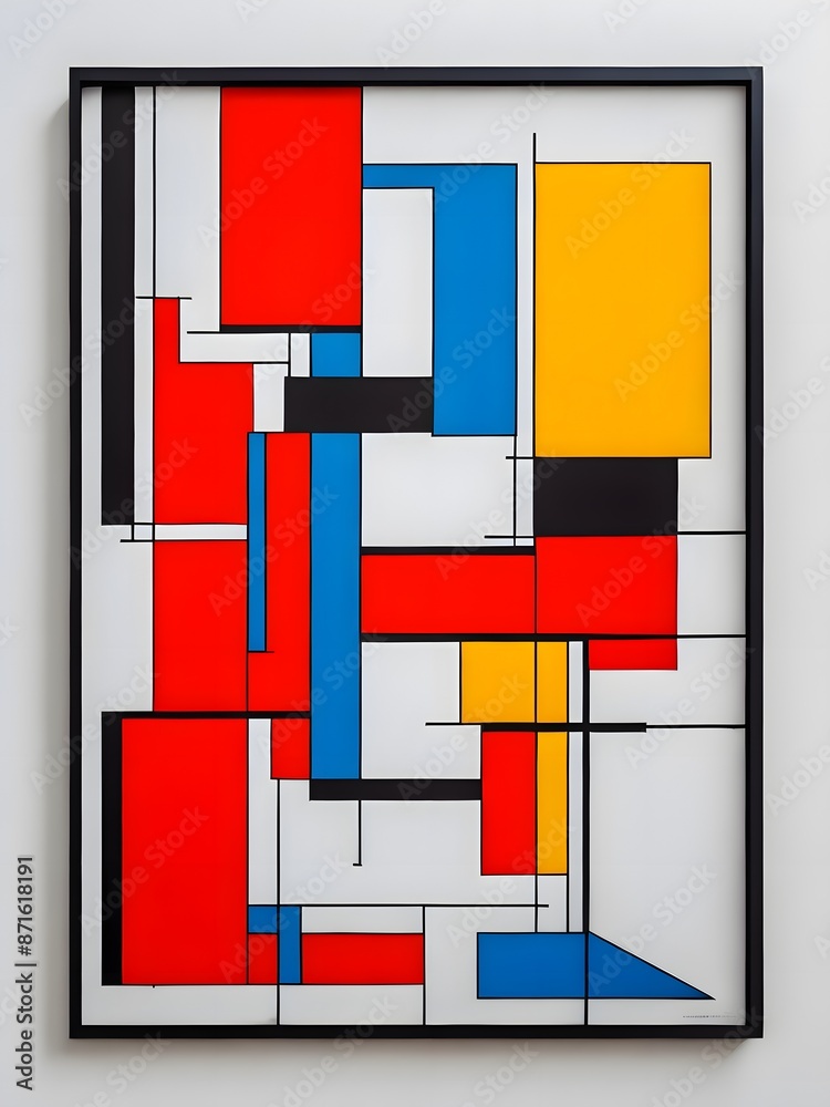 Abstract art background, computer digital drawing, red, orange, yellow ...