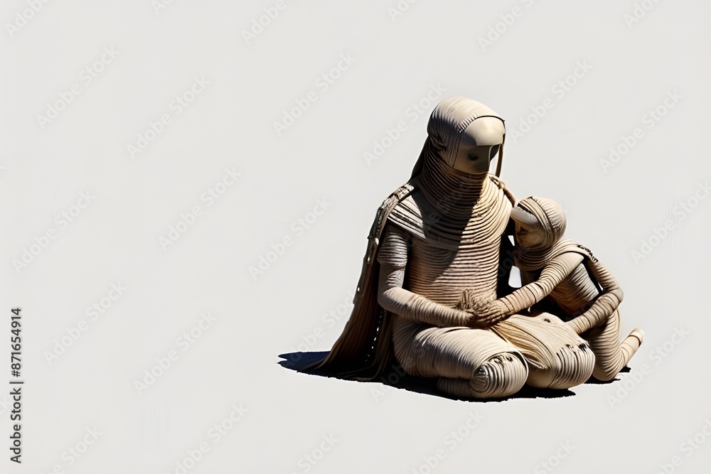 Mummies: Preserved bodies of humans or animals that have undergone a ...