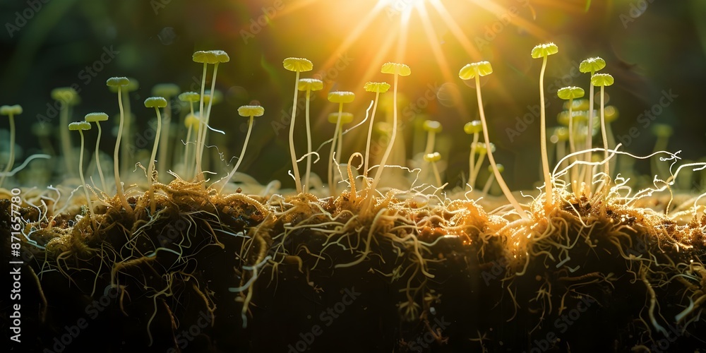 The Beneficial Role of Mycorrhizal Fungi in Soil Ecosystems. Concept ...