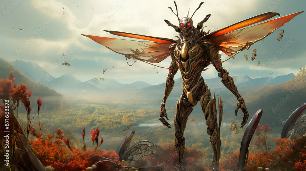 thri, kreen, insectoid, humanoid, fantasy, art Fantasy wallpaper, rpg ...