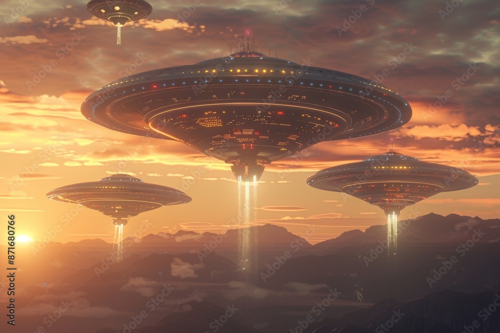 An extraterrestrial spacecraft has been seen in the sky. Alien ...