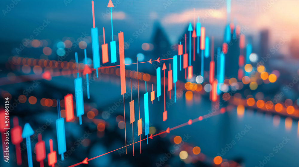 graph, home, chart, house, growth, market, 3d, diagram, finance ...