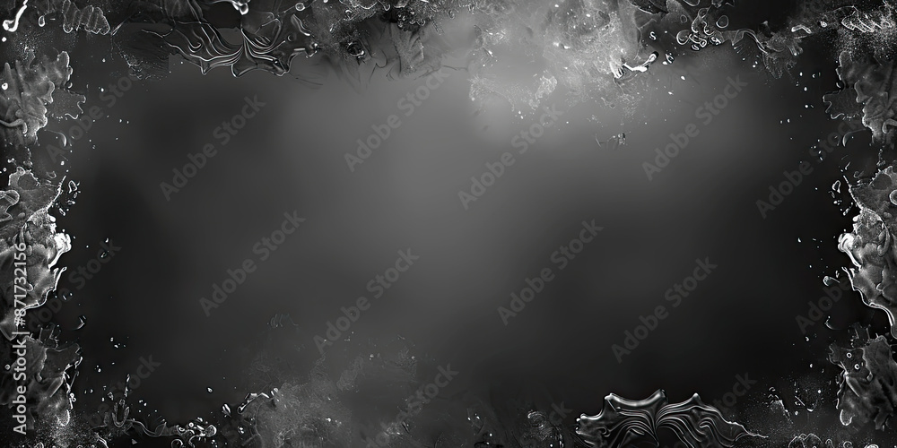 Decorative border frame pattern, backgrounds outline empty space ...