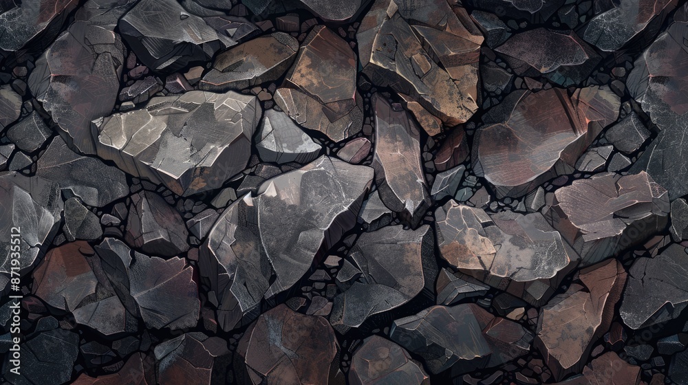 Abstract anime stone texture background, blending realistic elements ...