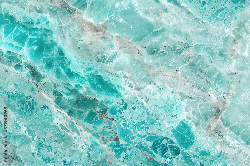 Light blue stone texture background with beautiful soft mineral veins ...