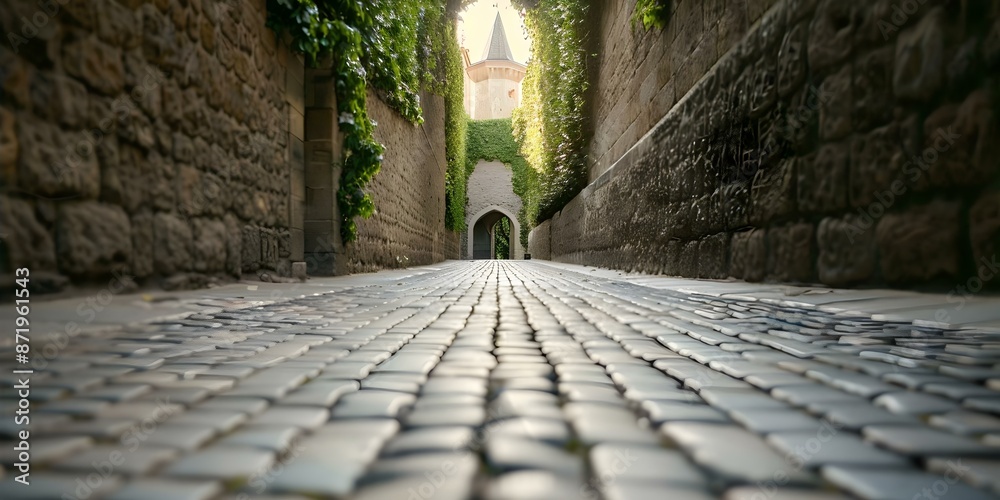 Symbolizing Rich European History and Heritage A Medieval Castle with ...