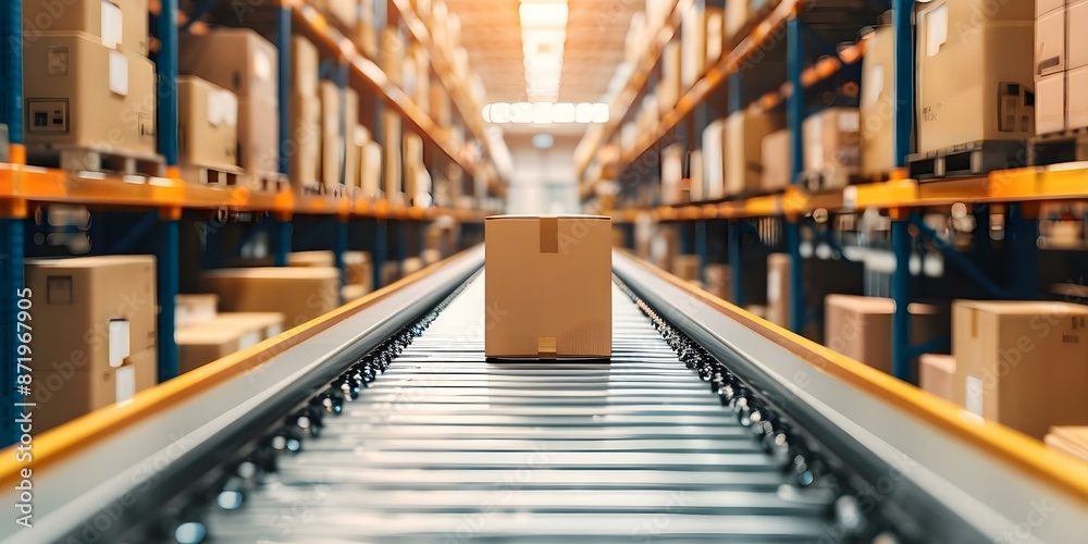 Improving ecommerce supply chain management for efficiency and profitability. Concept Ecommerce ...