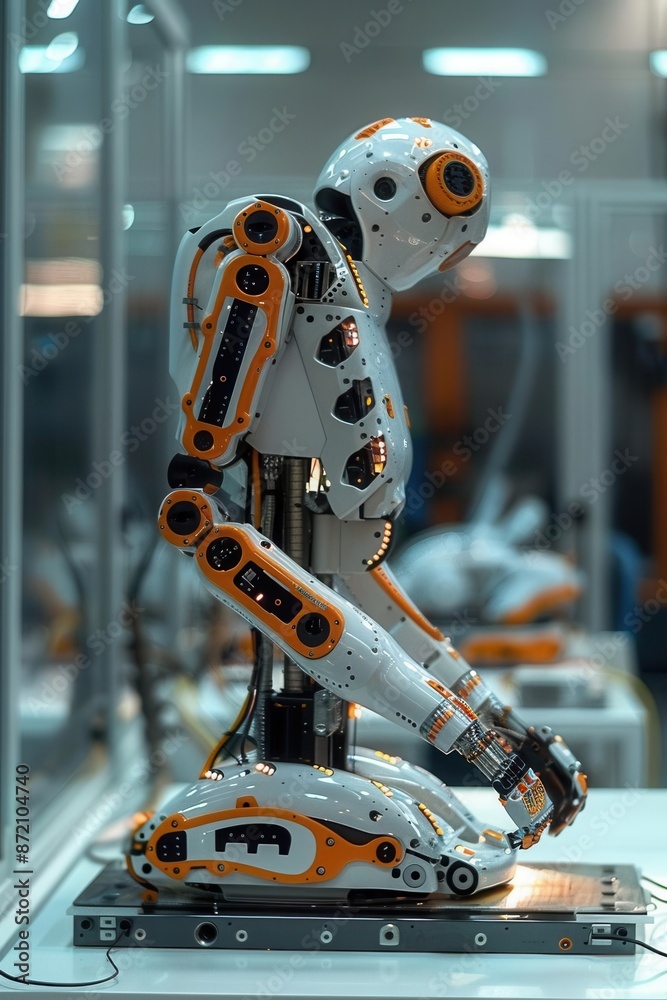 Realistic robotics lab testing industrial robots, industrial world ...