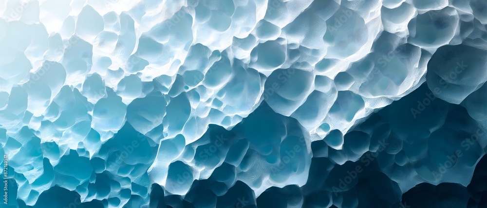 Volumetric Texture With Indentations And Sharp Edges. Illustration On ...