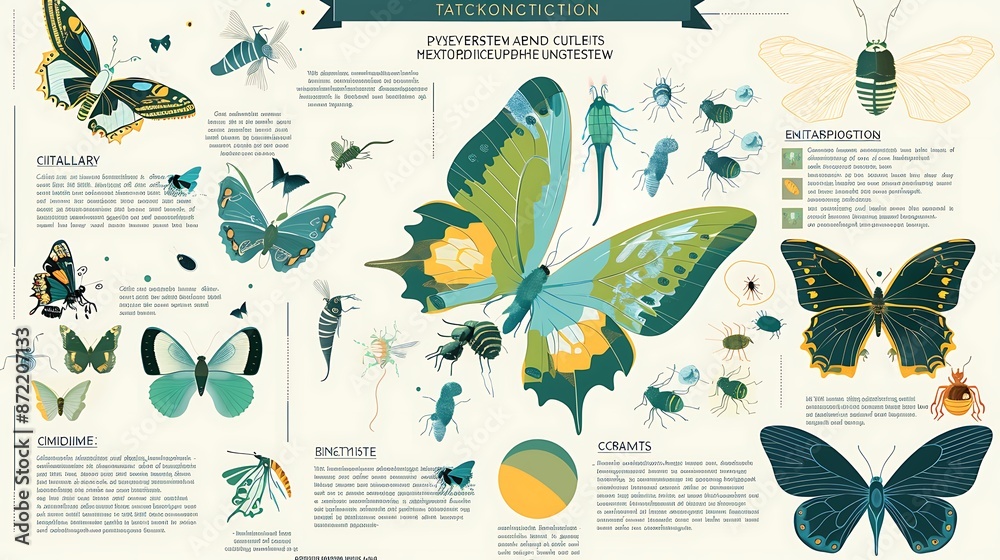 Illustrative infographic on the different types of metamorphosis ...
