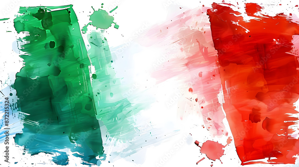Italy background banner pattern template - Abstract watercolor ...