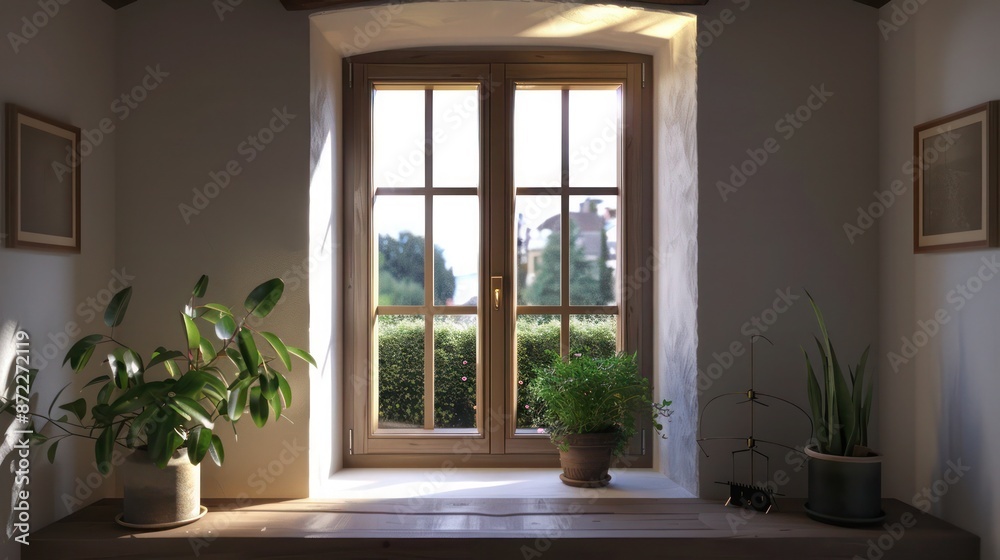 energy-efficient window in a historic renovation, showing how modern ...