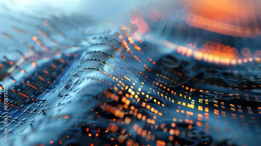 up-close look at the surface of a window that uses nanotechnology ...