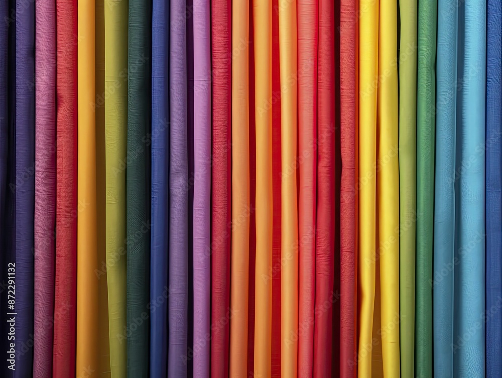 Rainbow color schemes showcase a vibrant array of colors arranged in a ...