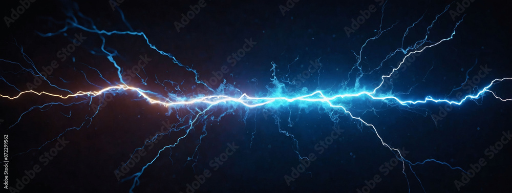 Visionary energy technology concept, digital lithium-ion battery symbol ...