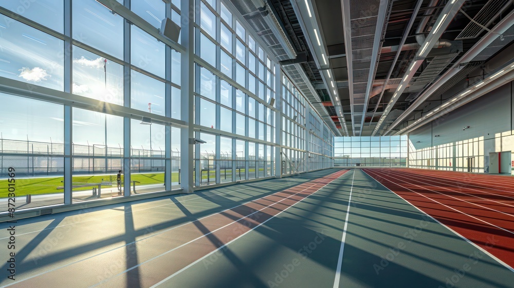 high-performance sports facility with energy-efficient windows that ...