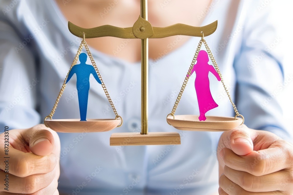 Conceptual Representation of Gender Equality with Male and Female ...