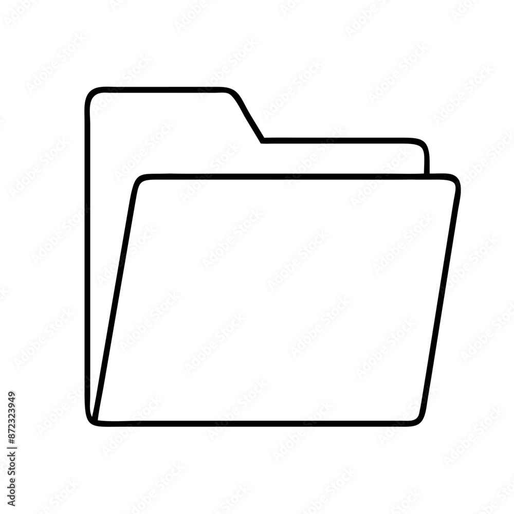folder icon, file folder, document folder, digital folder, storage folder, office folder, data ...