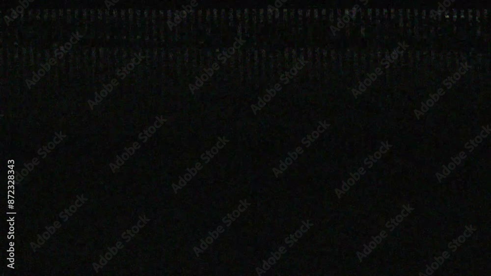 TV noise of VHS tape, no signal. White static noise screen flickers ...