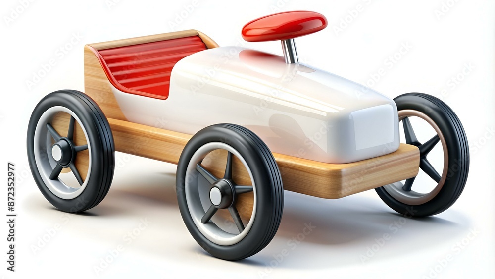 Soap box car icon. Clipart image isolated on white background Stock ...
