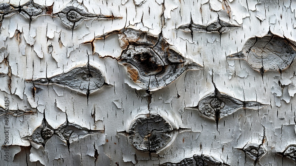 Detailed photograph of birch tree bark with its unique, white, and ...