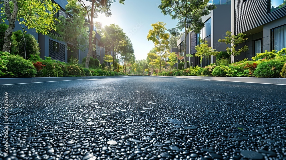 Smooth asphalt road texture with subtle surface variations, perfect for ...