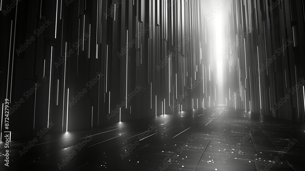 Background texture featuring vertical lines of equal width and spacing ...