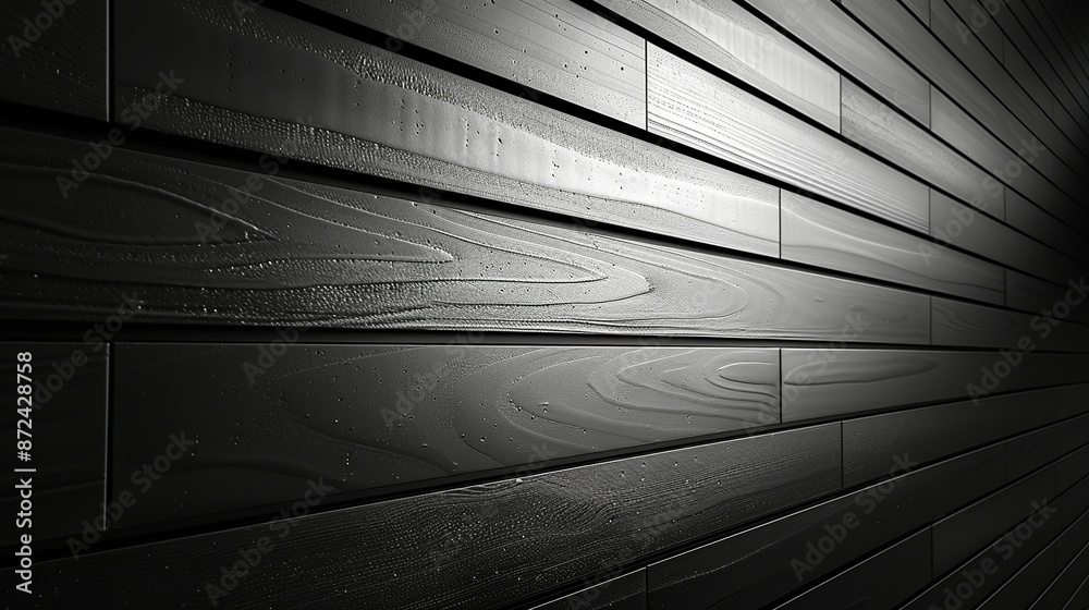 Horizontal lines of equal width and spacing create a minimalist ...