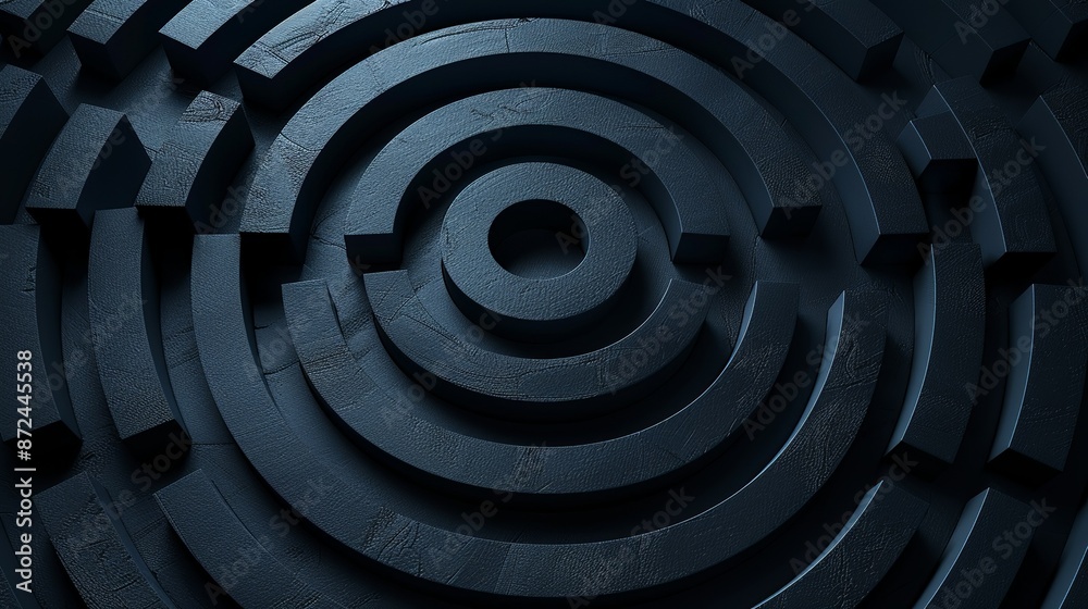 Geometric labyrinth texture with sharp lines and angular paths, perfect ...