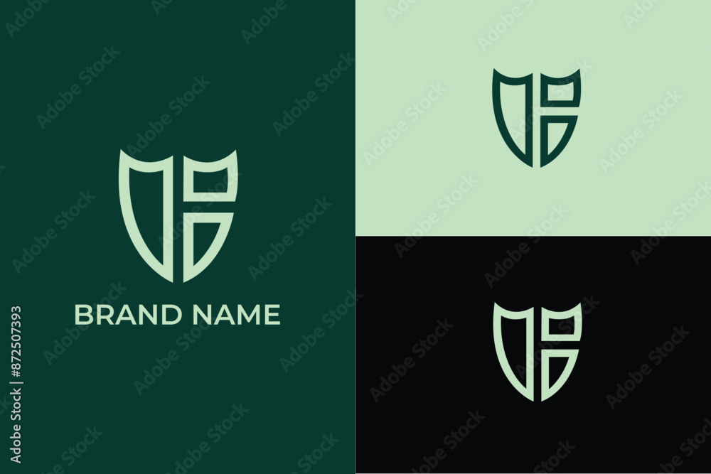 modern shield protection safety and security logo, shield soccer ...