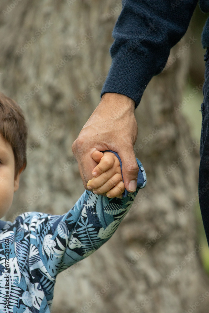 Family members holding hands together motherhood parents protection ...