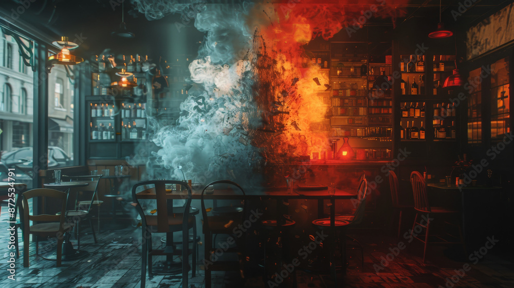 Color grading comparison: before and after Stock Photo | Adobe Stock