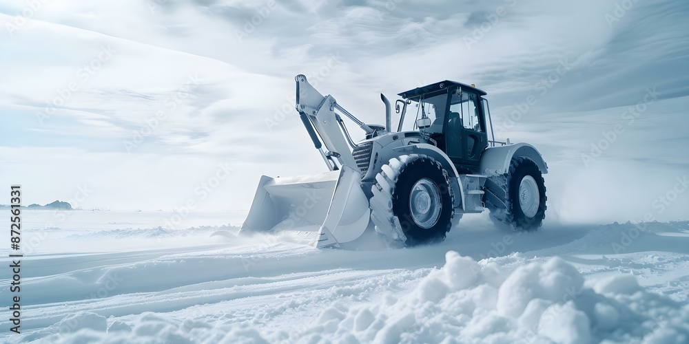 Infrared Image of Backhoe Loader Showing Heat Signatures and Mechanical ...