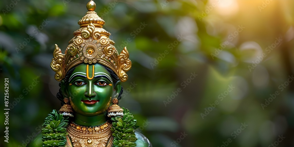 Beautifully Crafted Statue of Hindu Deity Lord Balaji, a Fictional ...