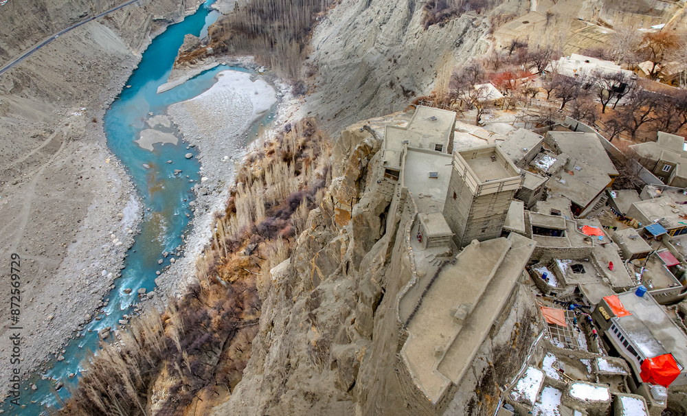 Altit Fort is an ancient fort in the Altit town in the Hunza valley in ...