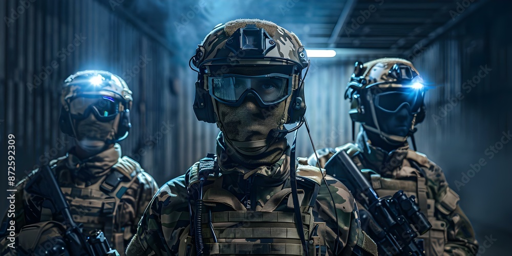 Special forces team utilizes stealth gear and augmented reality ...