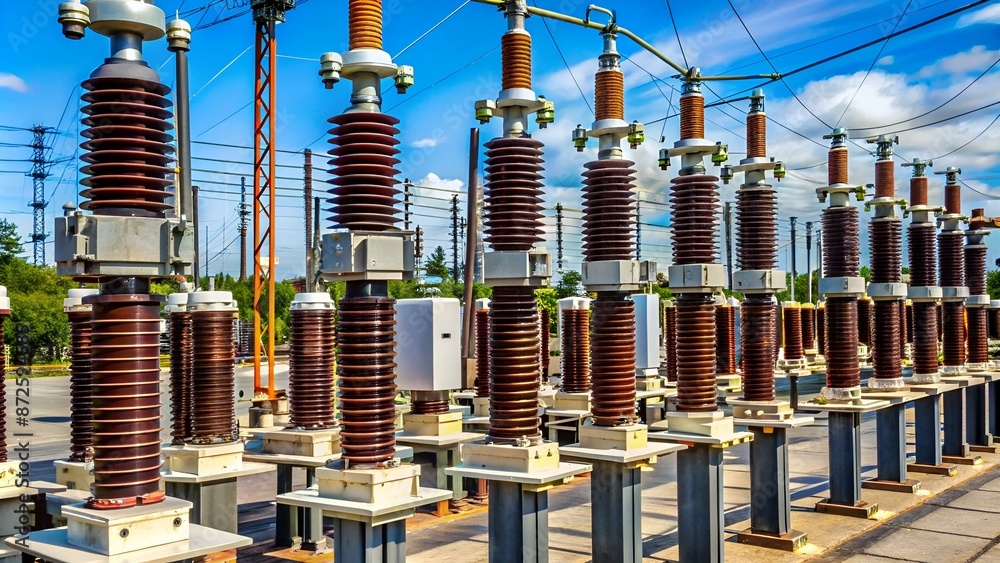 High and low voltage transformer bushings with electrical insulation ...