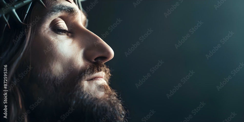 The portrayal of Jesus' sacrificial love enduring humiliation and death ...