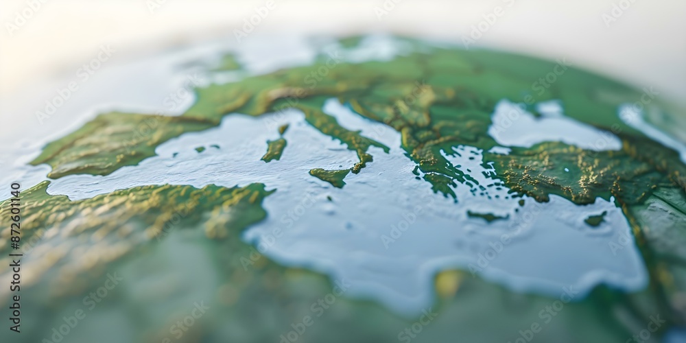 Interactive Earth Map with High-Quality and Engaging Visuals. Concept ...